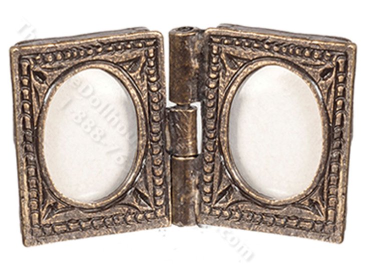 Miniature Oval Folding Frame for Dollhouses [AZT S1624] | The Little ...