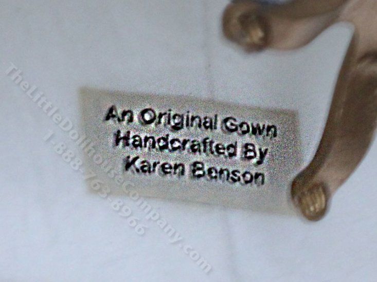 Vintage Miniature Lace Wedding Dress by Karen Benson [MJD 1751] | The ...