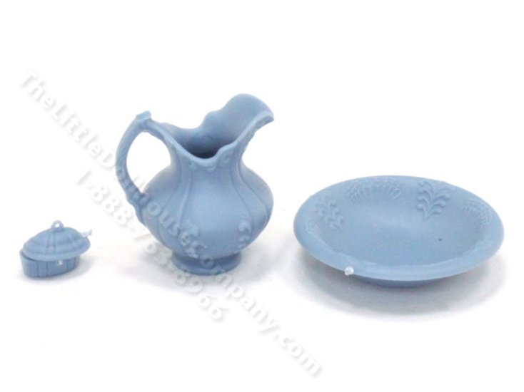 Miniature Blue Wash Set for Dollhouses [MJD 481] | The Little Dollhouse ...