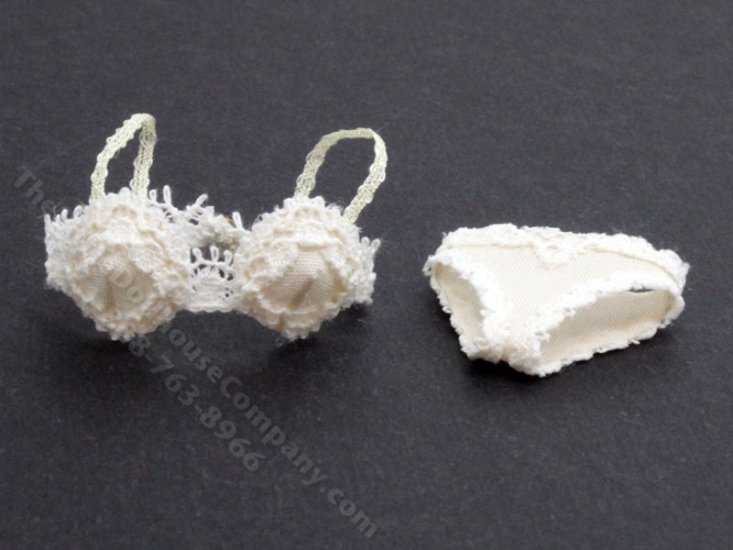 Miniature White Bra Set by Judith Blondell [JBD 424] | The Little ...