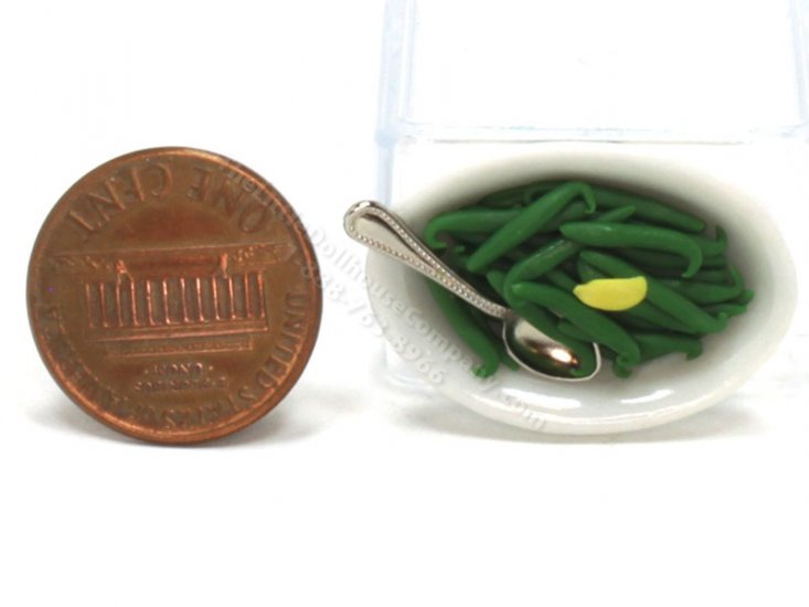 Miniature French Beans in Dish by Charlotte Willmott [MAH 274] | The ...