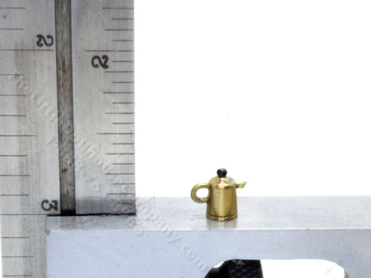 1/4 Scale Miniature Gold Coffee Pot for Dollhouses [MJD 2687] | The ...