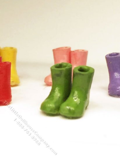 1:48 Scale Miniature Garden Boots Kit [RBT ???] | The Little Dollhouse ...