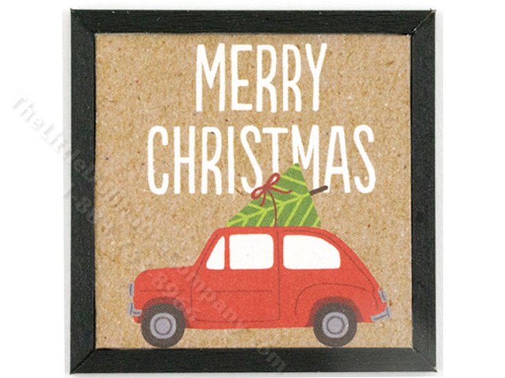Miniature 'Merry Christmas' Board Print [KCM XM16] | The Little ...
