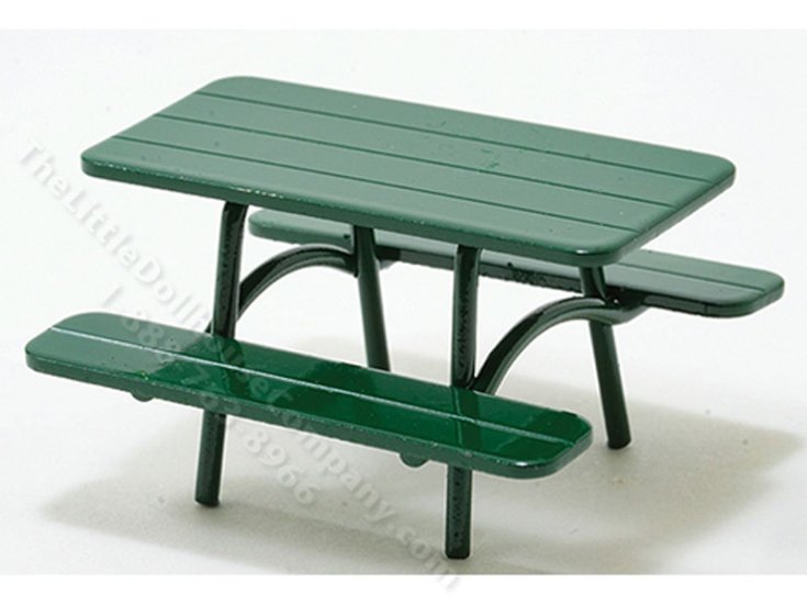 1:24 Scale Miniature Picnic Bench for Dollhouses [HH IM65629] | The ...