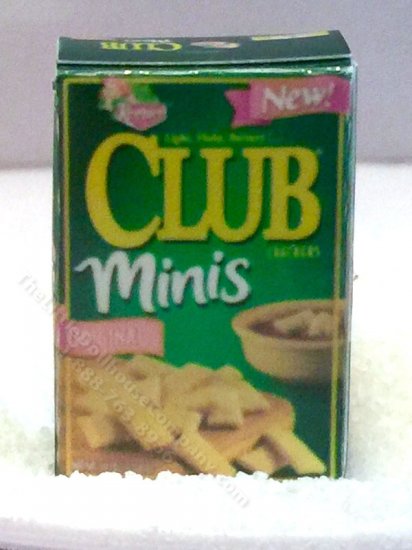Miniature Club Minis Crackers Box [CIM G164] | The Little Dollhouse Company