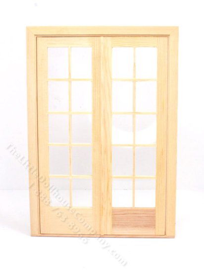 Dollhouse Scale Model Classic Double Entry French Door [MJD 3341] | The ...