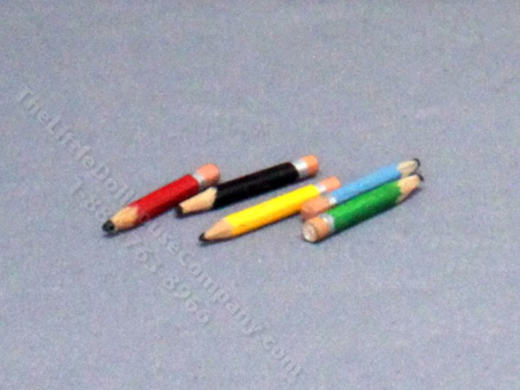 Miniature Set of Playscale Pencils for Dollhouses [MJD 1057] | The ...