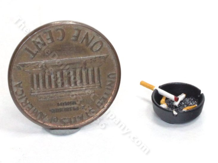 Miniature Used Ashtray for Dollhouses [SMI Ashtray] | The Little ...