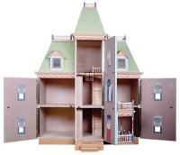 Front Opening Montgomery Dollhouse Vermont Farmhouse Jr [RGT MMFO4018 ...