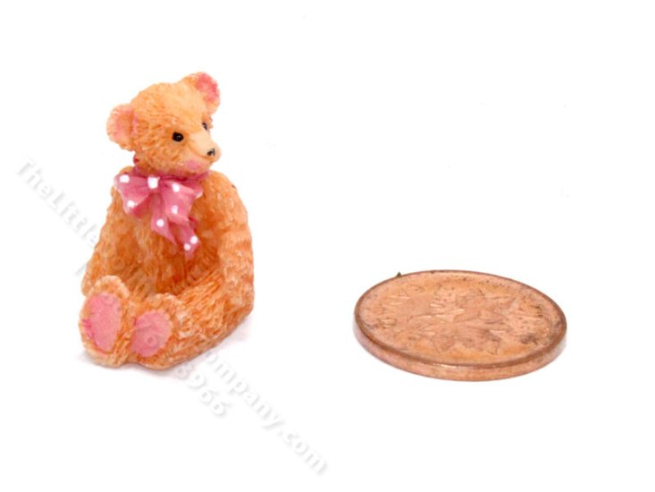 Dollhouse Scale Model Brown Teddy Bear [JKM 021] | The Little Dollhouse ...
