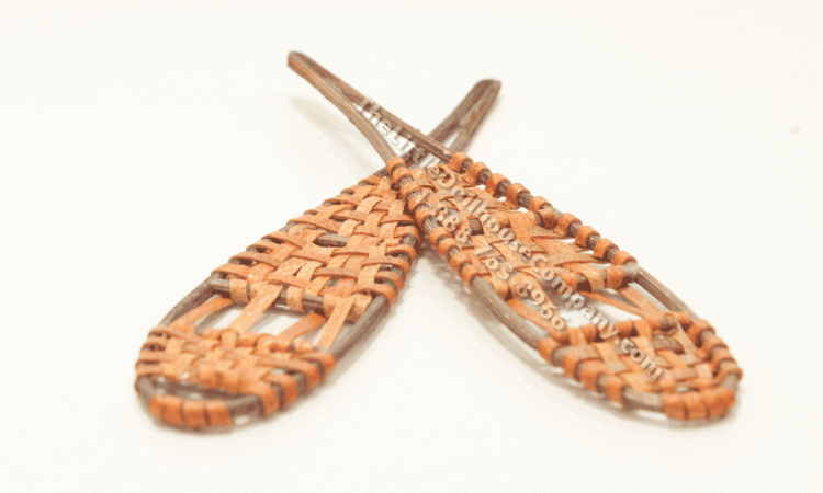 Miniature Snowshoes for Dollhouse [PRL 36] | The Little Dollhouse Company