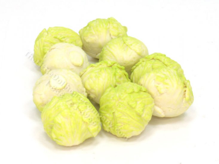 Miniature Head of Cabbage [SIA LVEG11-VEGL13] | The Little Dollhouse ...