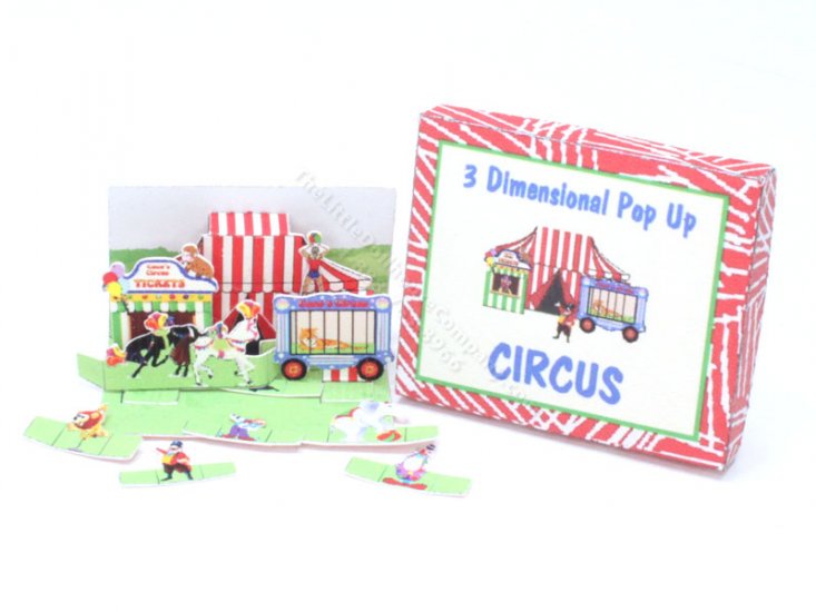 Miniature Pop-Up Circus Toy in a Box [ACB 210] | The Little Dollhouse ...