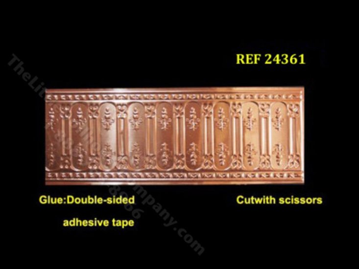 1/2 Miniature Copper Square Wainscot For Dollhouses [WM24361] | The ...