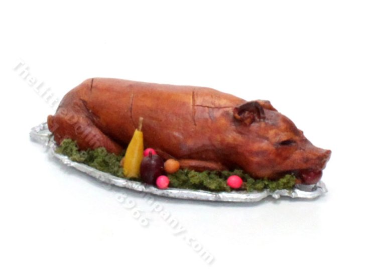 Vintage Handmade Miniature Roast Pig by Precious Little Things [MJD ...