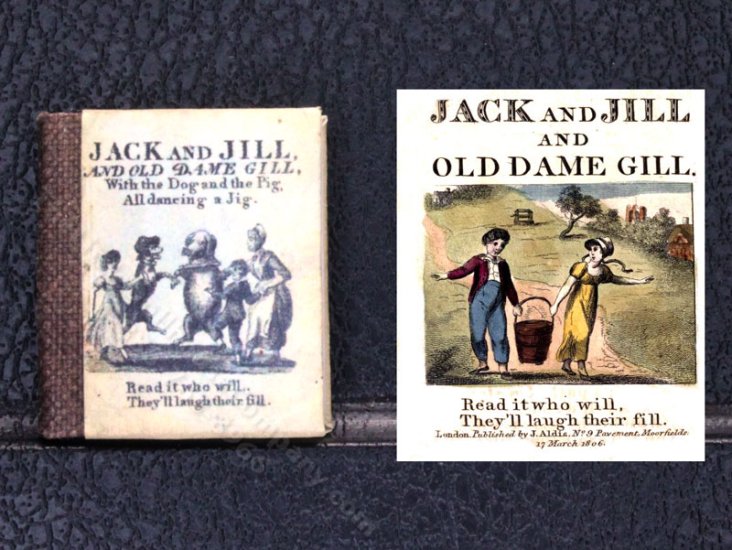 Miniature Book: 'Jack and Jill and Old Dame Gill' [EDL CH170 7U] | The ...