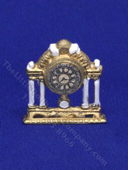 Miniature Double-Sided Mantle Clock for Dollhouses [MJD 2703] | The ...