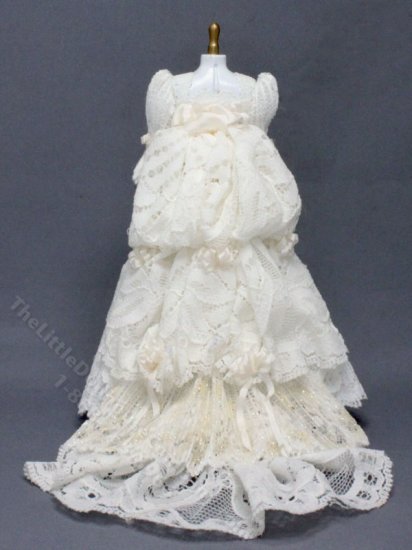 Vintage Miniature Lace Wedding Dress by Karen Benson [MJD 1751] | The ...
