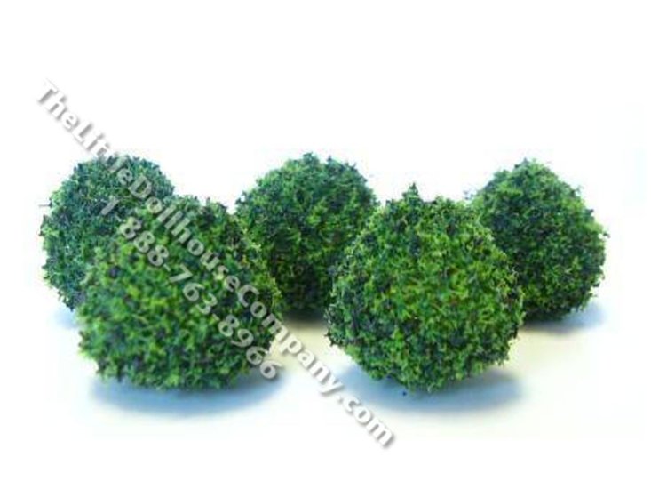 Miniature 1/2 Inch Egg Mound Bush for Dollhouses (5 pcs.) [MBS T125B ...