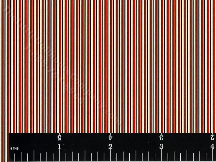 Thin Brown Stripe Pattern Miniature Wallpaper for Dollhouses [IBM ...