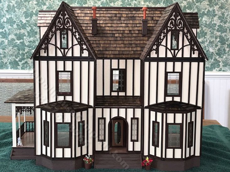Half Scale Kristiana Tudor Assembled Dollhouse [MJD DH015] | The Little ...