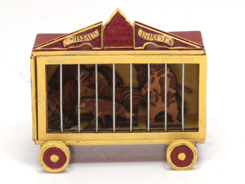 Miniature Toy Circus Animal Rail Road Car by Jane Woodham [TSJ 112 ...