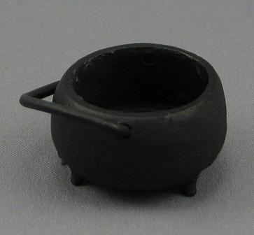 Miniature Black Cauldron with a loop handle [HH IM65608 STT 724] | The ...