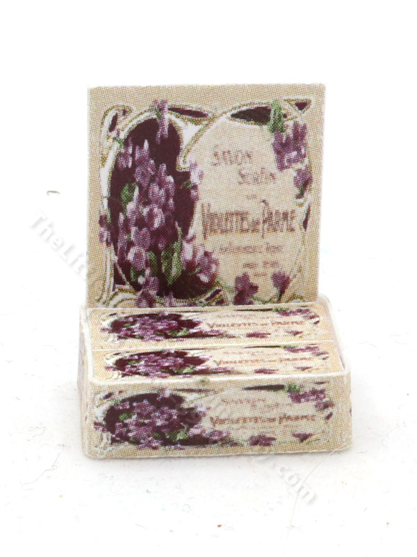 Miniature Handcrafted Lavender Soap Box [BSM 30286] | The Little ...
