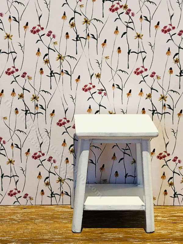 Dollhouse Scale Model Wallpaper - Wild Flowers - 3pc Set [KCM FL30 ...