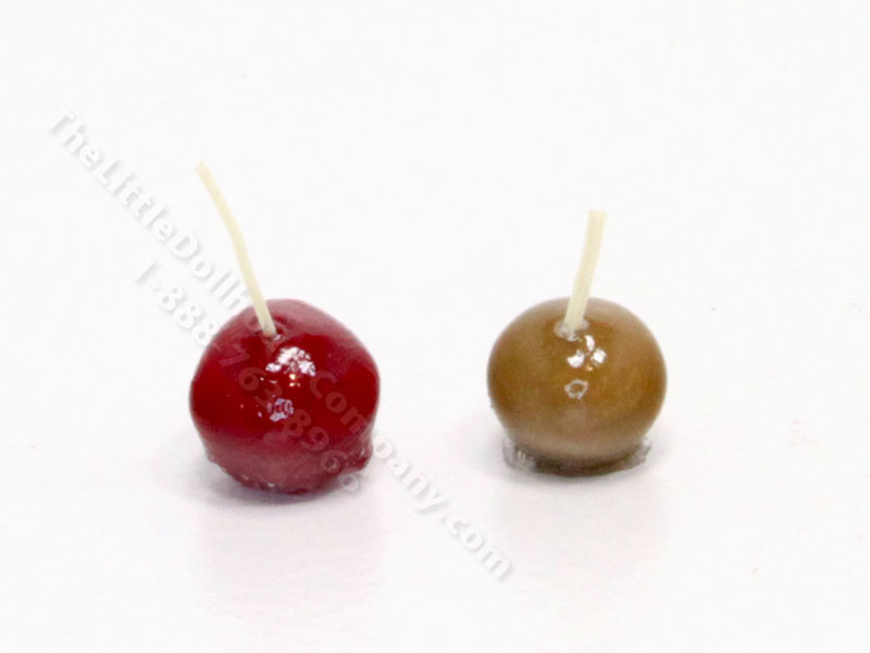 Miniature Candy Apple for Dollhouses (1/pk) [MJD 040] | The Little ...