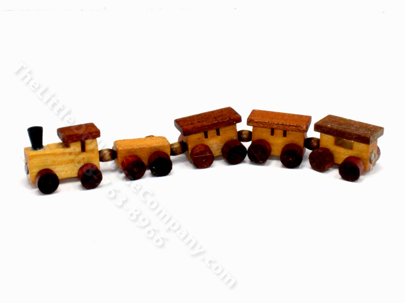 Miniature Wooden Toy Train for Dollhouses [MJD 493] | The Little ...