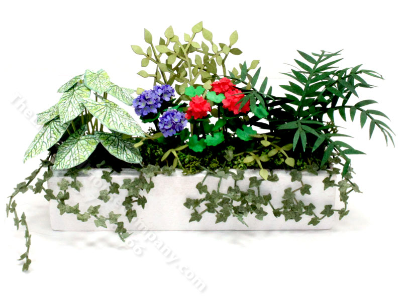 Miniature Garden Planter for Dollhouses [FAY 051] | The Little ...