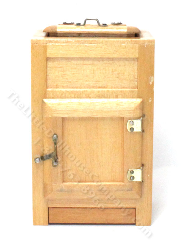As-Is Vintage Dollhouse Miniature Oak Ice Box [HH CLA02686AsIs] | The ...
