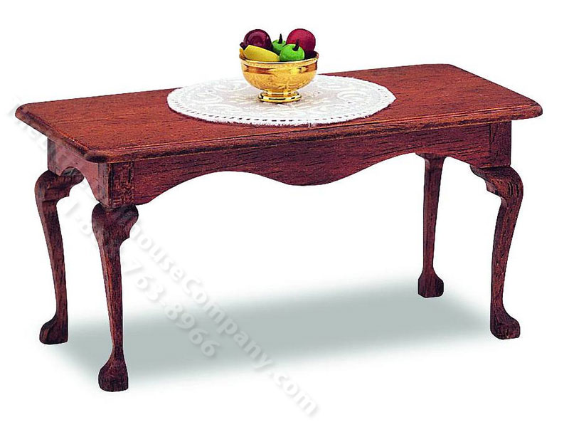 Miniature Chippendale Coffee Table Kit [MMM 40059] | The Little ...