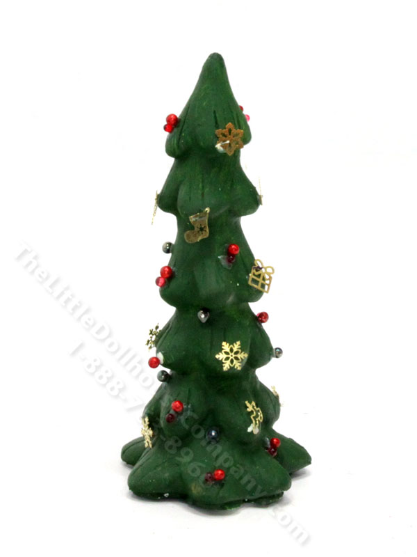 Miniature Funky Ceramic Christmas Tree for Dollhouses [AWC 017] | The ...
