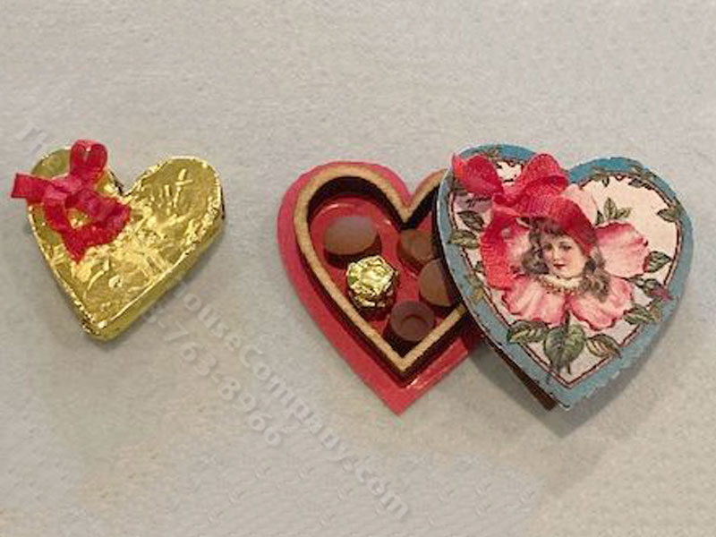 Miniature Valentine's Candy Box Kit for Dollhouses [DRF CB207] | The ...