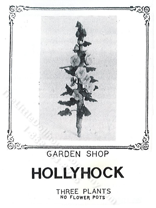 Miniature Hollyhock Plant Kit [MJD 2401] | The Little Dollhouse Company