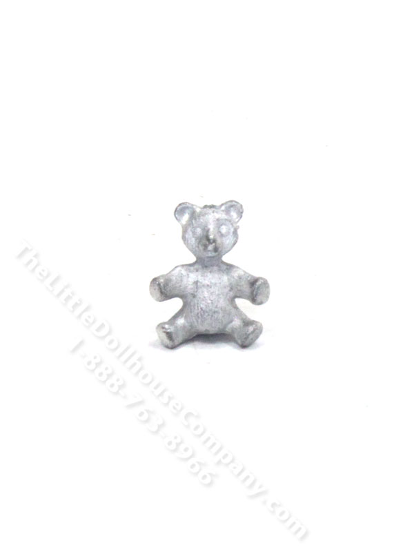 Miniature Moulded Metal Teddy Bear [MJD 3143] | The Little Dollhouse ...