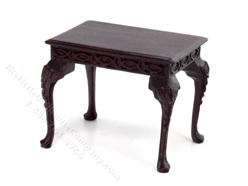 Miniature Handmade Carved Occasional Table for Dollhouses [MJD 3289 ...