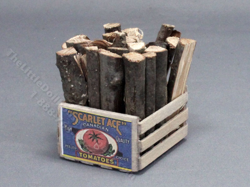 Miniature Crates with Wood, Small [SER GO731] | The Little Dollhouse ...