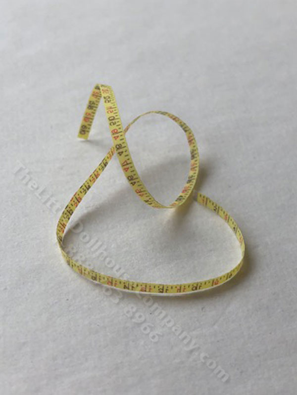 Miniature Measuring Tape for Dollhouses - Yellow [CIM L406] | The ...