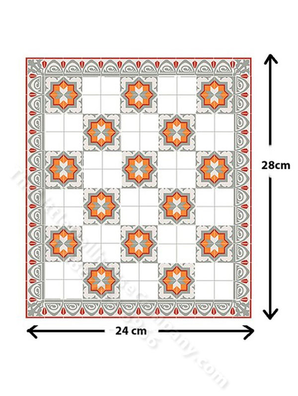 Dollhouse Scale Model Floor Tile Kit [WM35174] | The Little Dollhouse ...