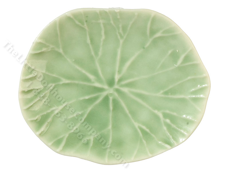 Miniature Lily Pad Plate for Dollhouses - Green [AZT G5925] | The ...