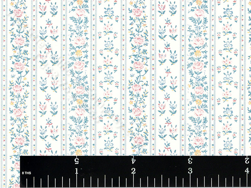 Shrewsbury Pattern Miniature Wallpaper for Dollhouses [MIG 162D2] | The ...