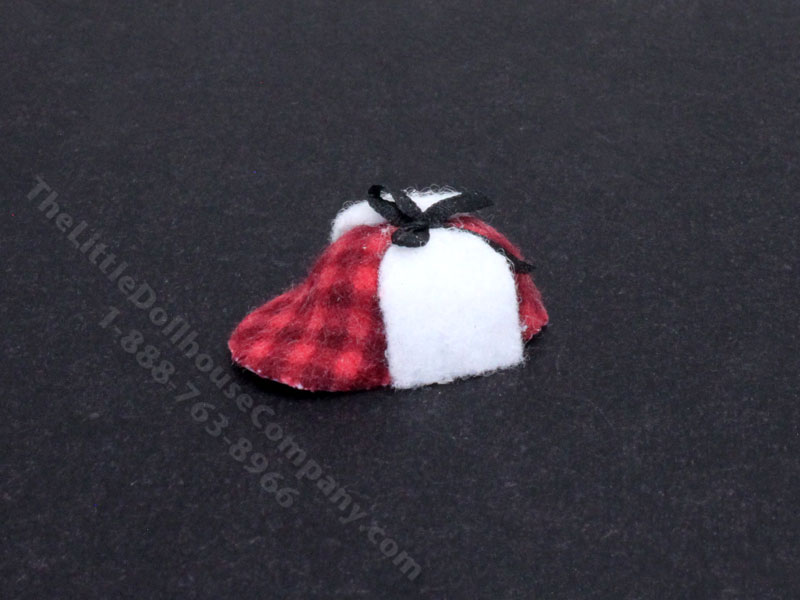Miniature Plaid Hunting Hat for Dollhouses [TMW 021] | The Little ...
