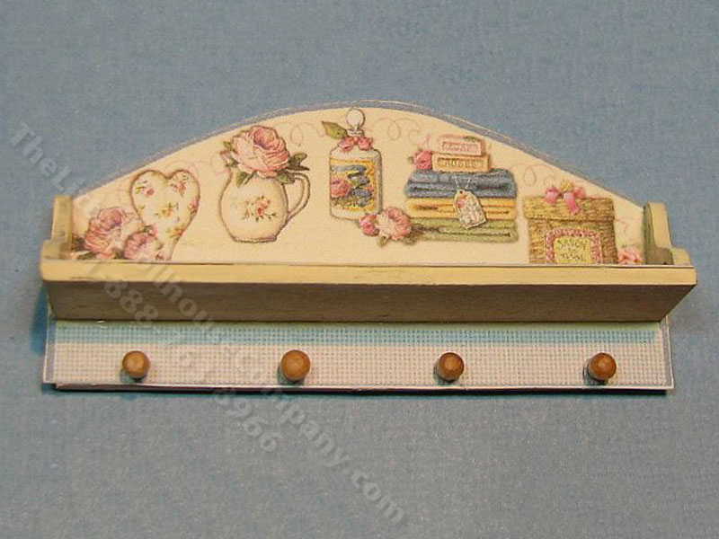 Miniature Peg Shelf Kit for Dollhouses [DRF DF220] | The Little ...