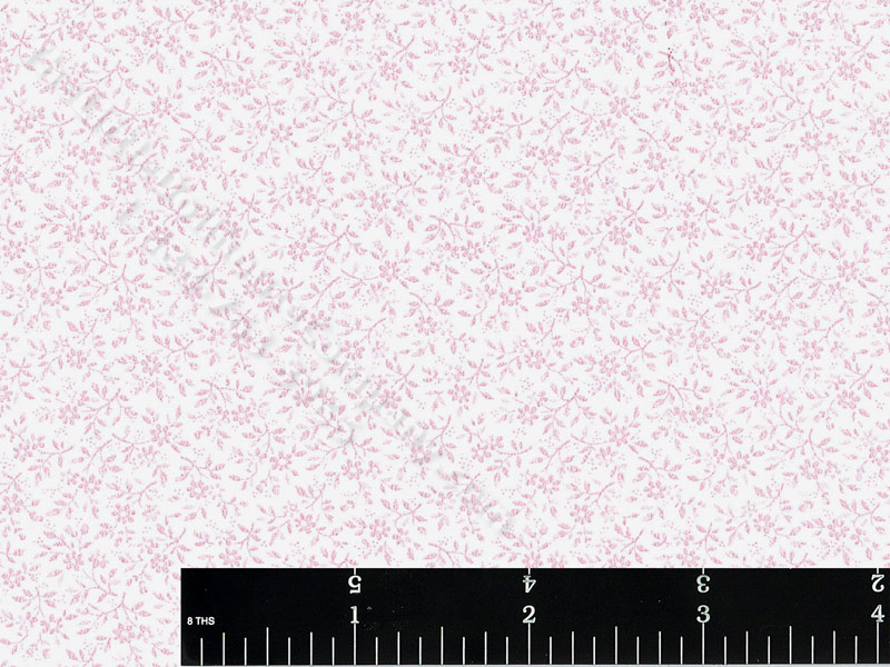 Tiny Pink Floral Pattern Miniature Wallpaper for Dollhouses [TLDC ...