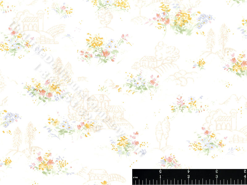 Flowers and Farm Miniature Wallpaper for Dollhouses [TLDC WAL0426 ...