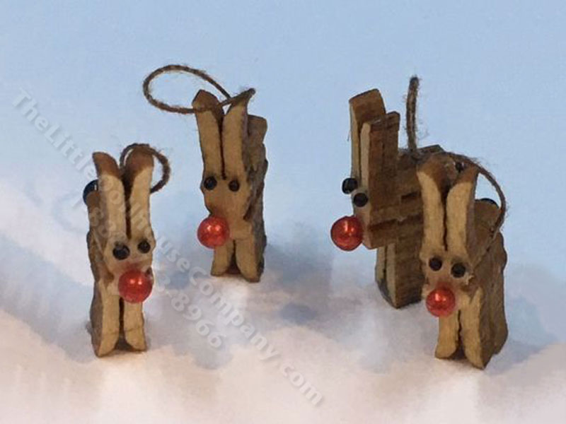 Miniature Reindeer Christmas Ornament Kit [DRF DF233] | The Little ...